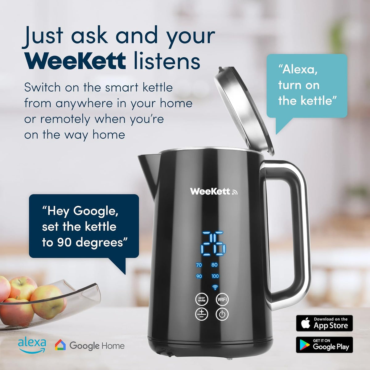 Smart Kettle by WeeKett - Works with Alexa, Google & Siri